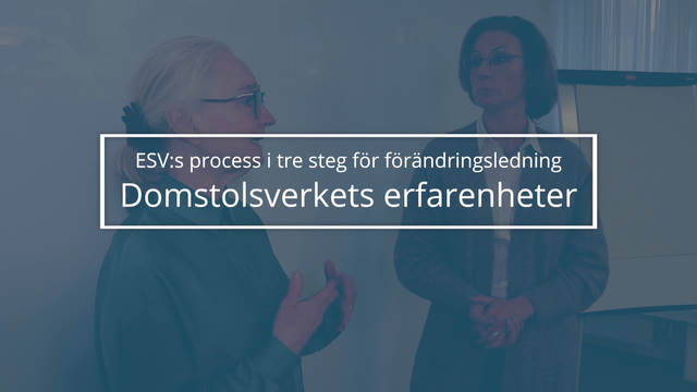 Streamio - ESV:s process i tre steg för förändringsledning ...